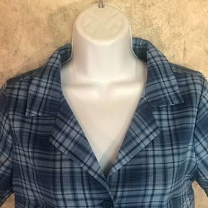 Full Tilt | Tops | Full Tilt Short Sleeve Plaid Cropped Top Blouse ...